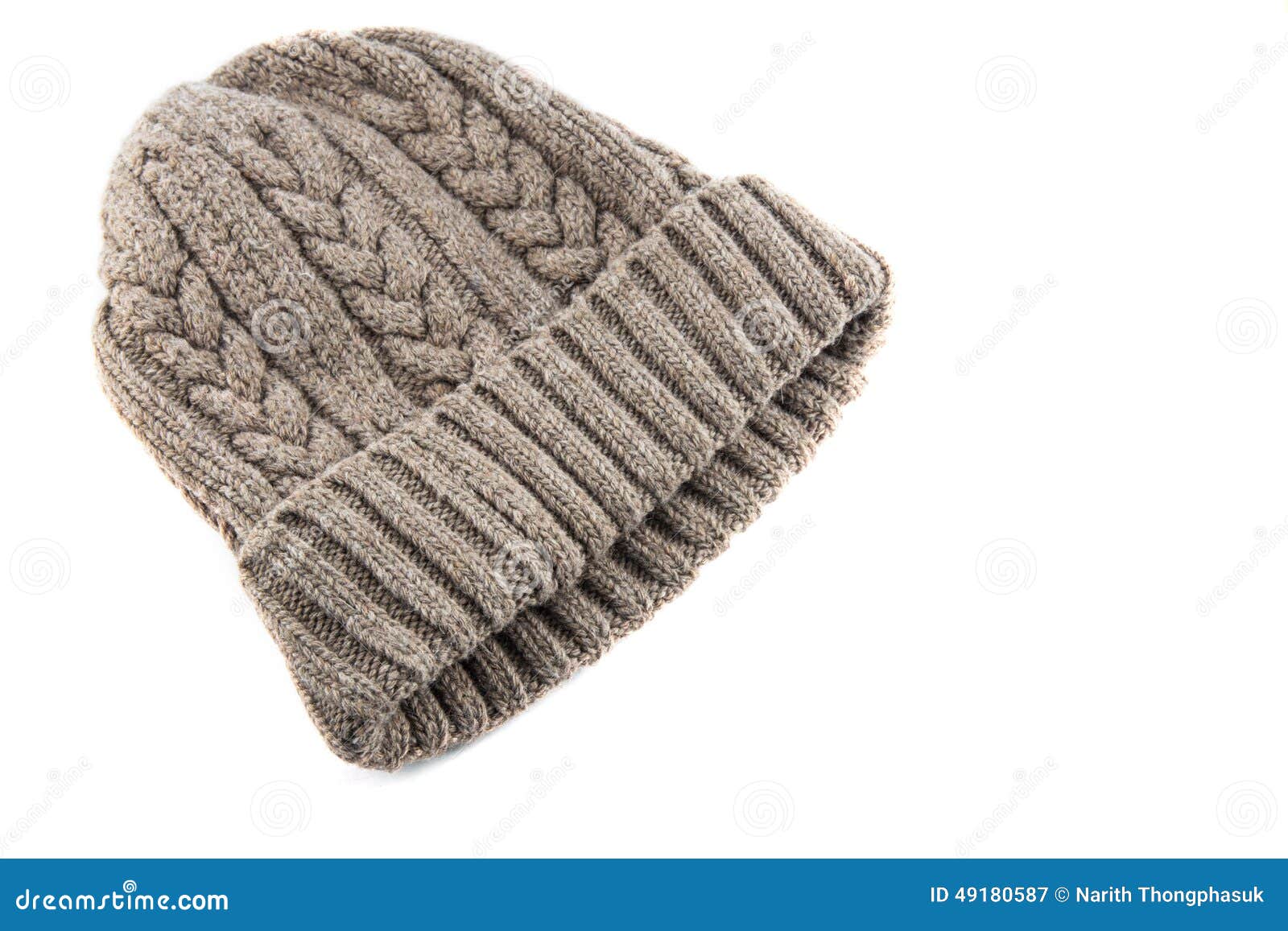 Knitted wool hat isolated stock image. Image of equipment - 49180587