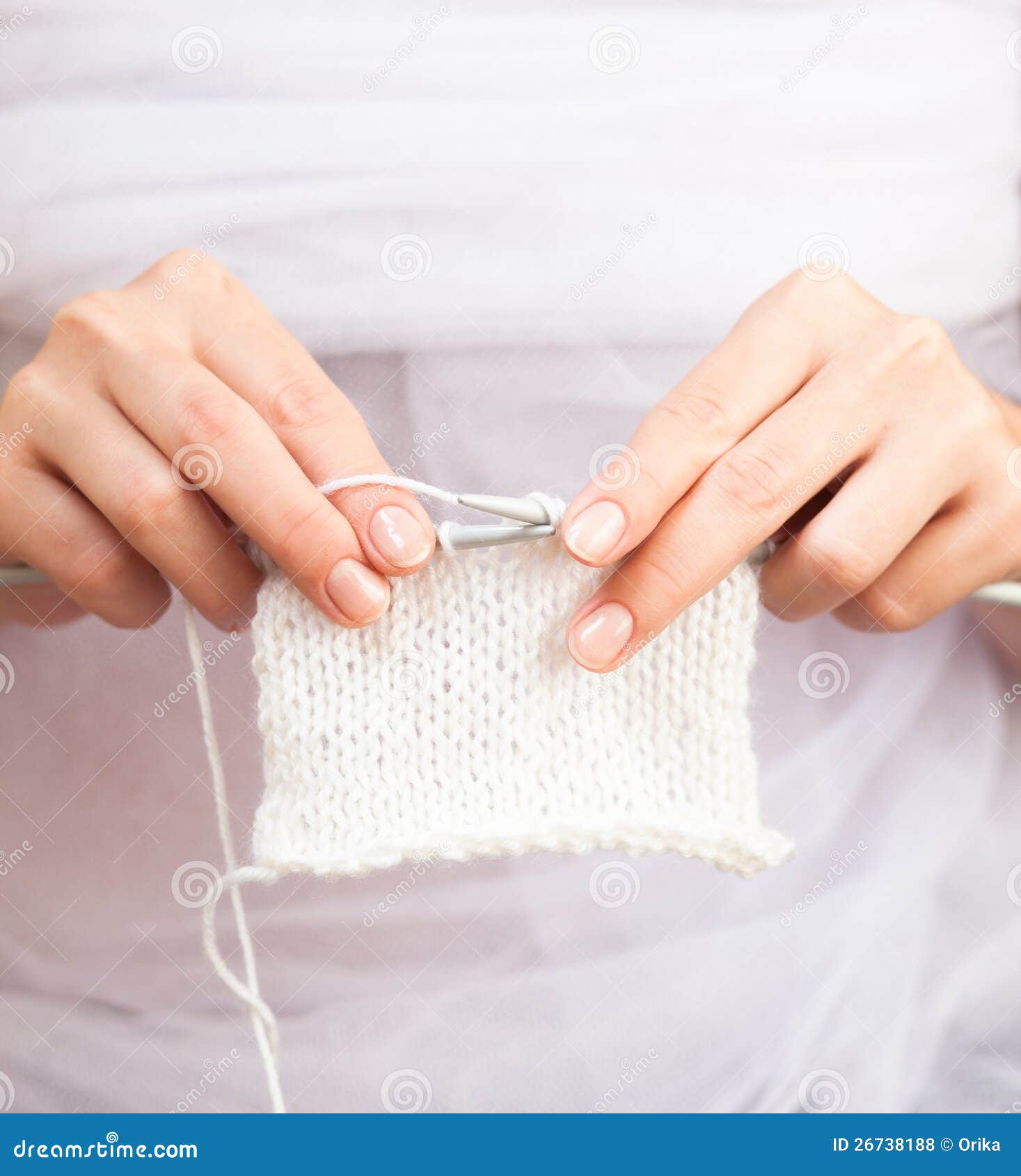 Knitting stock photo. Image of human, knitting, woman - 26738188