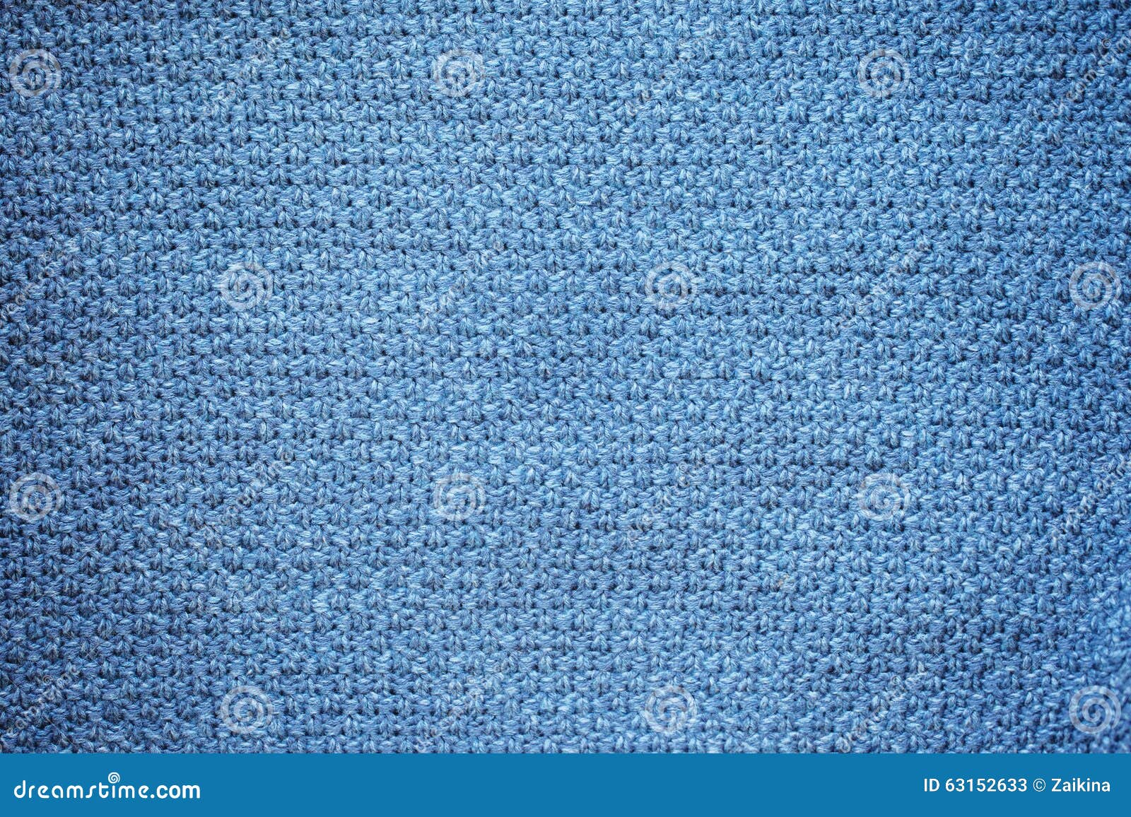 Knitting Background Blue Color,texture from Natural Yarn. Stock Image ...