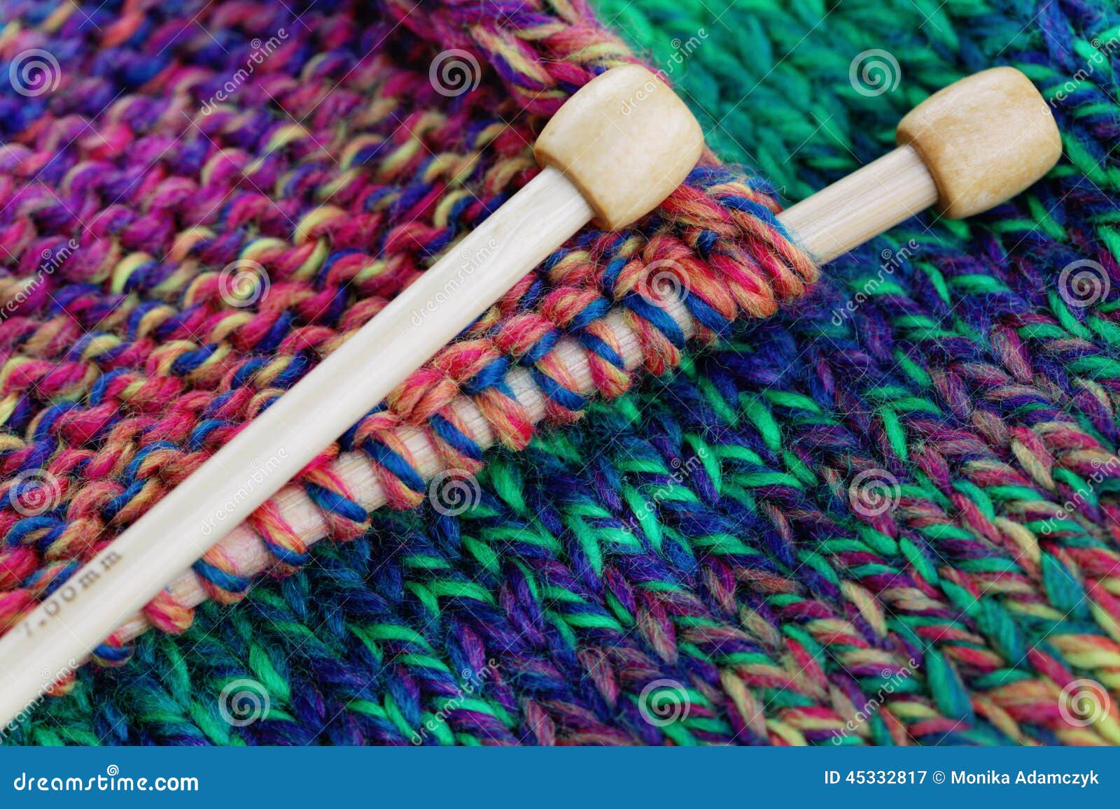 Knitting stock image. Image of knitting, textile, wool - 45332817