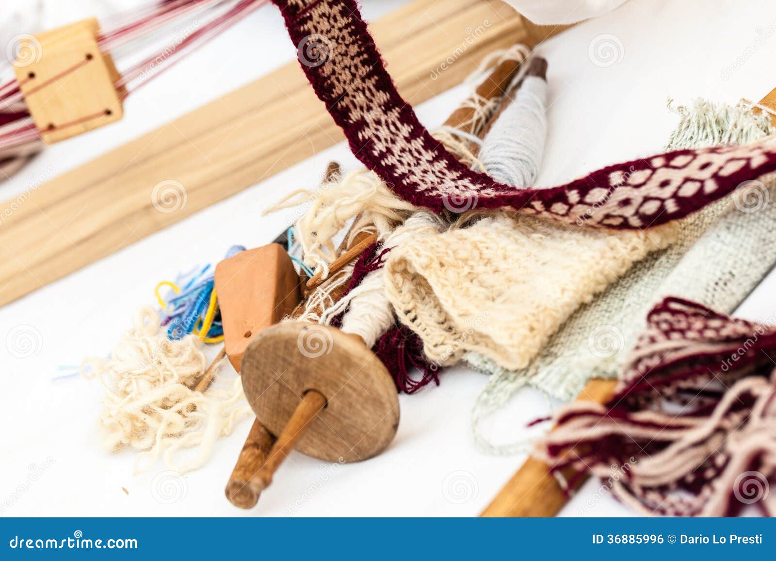 Knitting equipment stock photo. Image of demonstration - 36885996