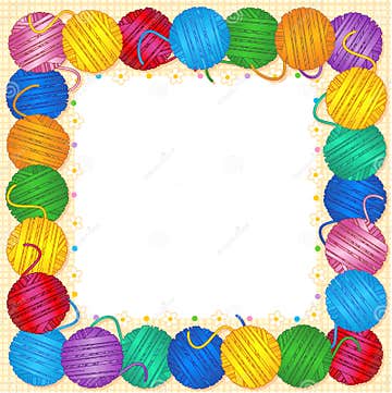 Knitting frame stock vector. Illustration of ball, assortment - 20005545