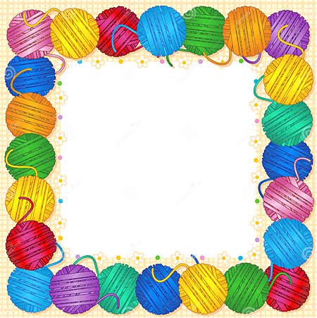 Knitting frame stock vector. Illustration of ball, assortment - 20005545