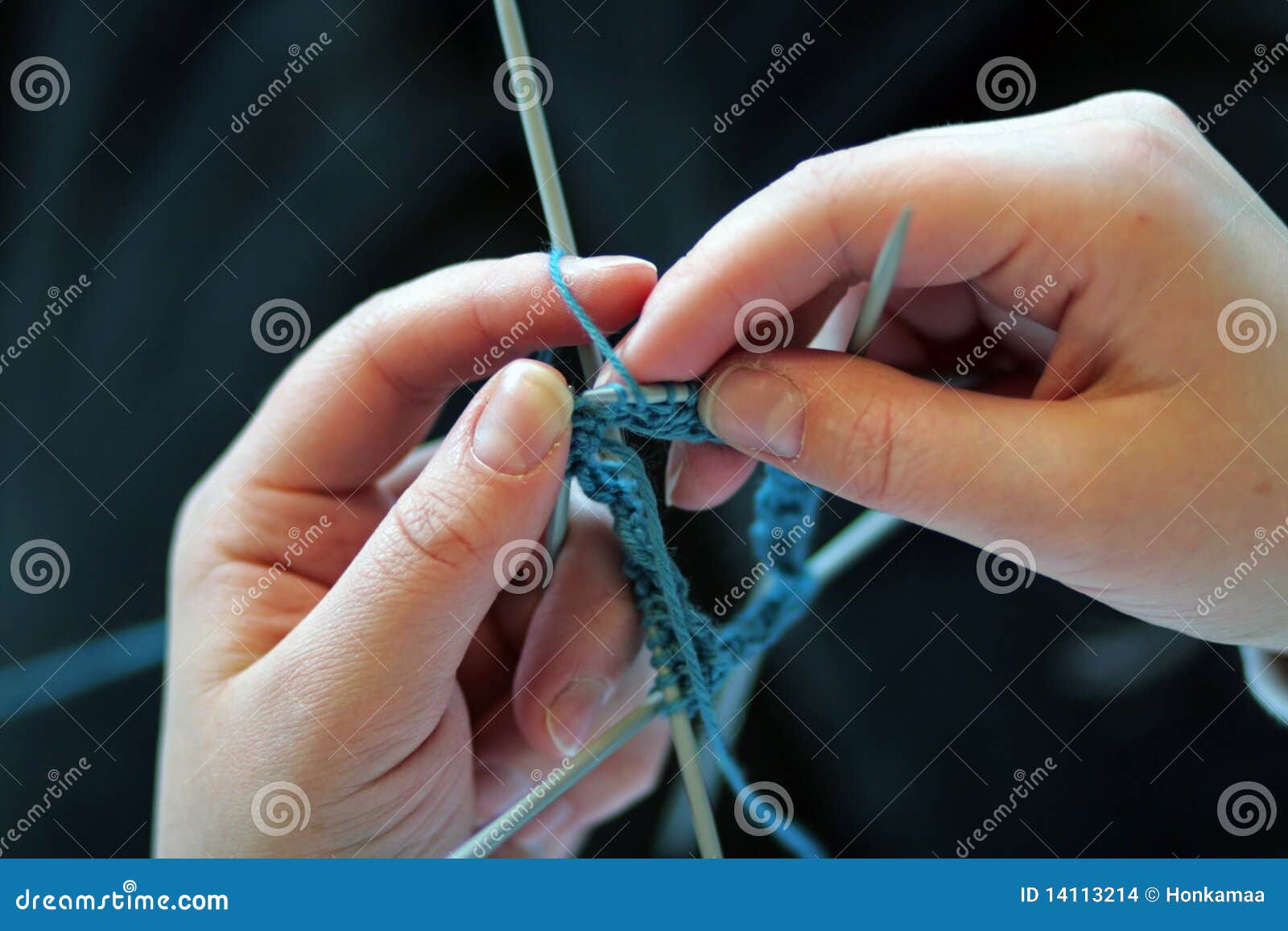 Knitting hands stock photo. Image of wool, yarn, woman - 14113214