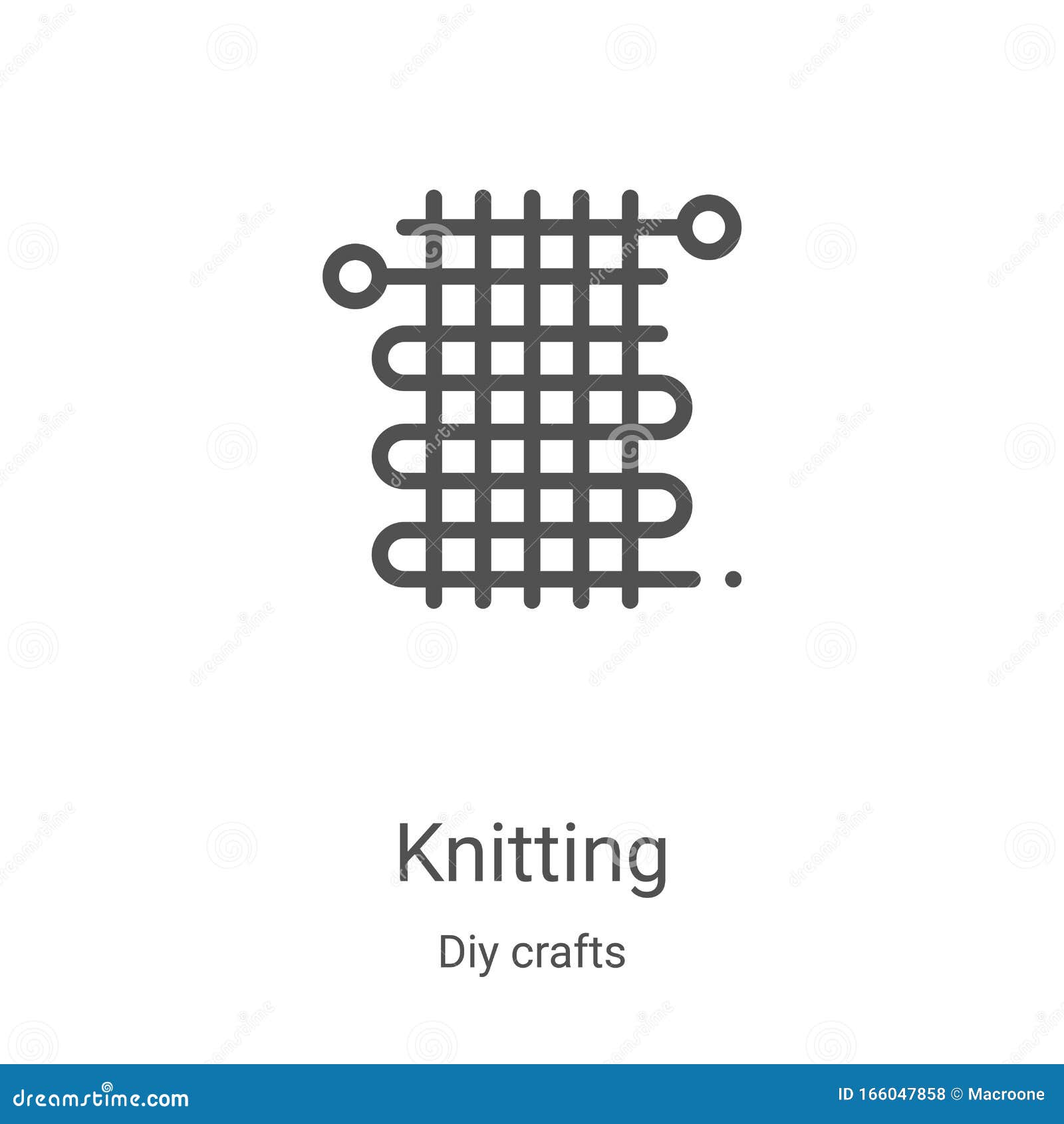 Knitting Icon Vector. Trendy Flat Knitting Icon From People Skills ...