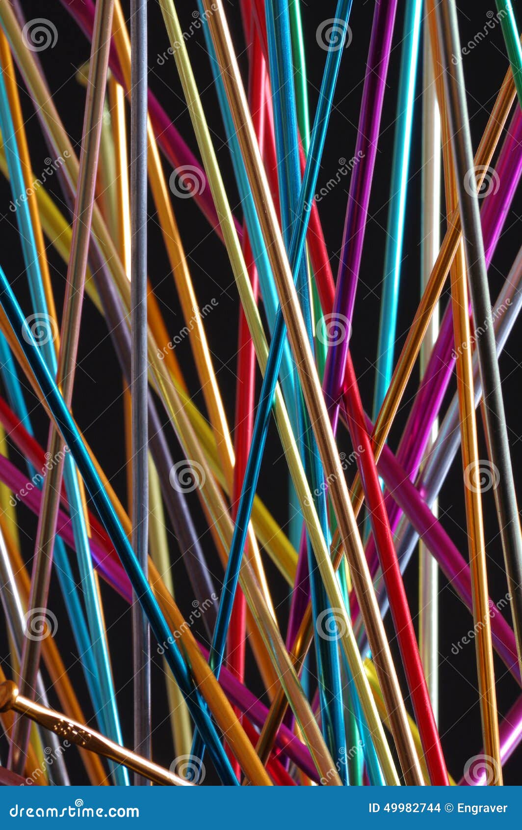 Knitting Needle Abstract Backgrounds 3 Stock Photo - Image of needles ...