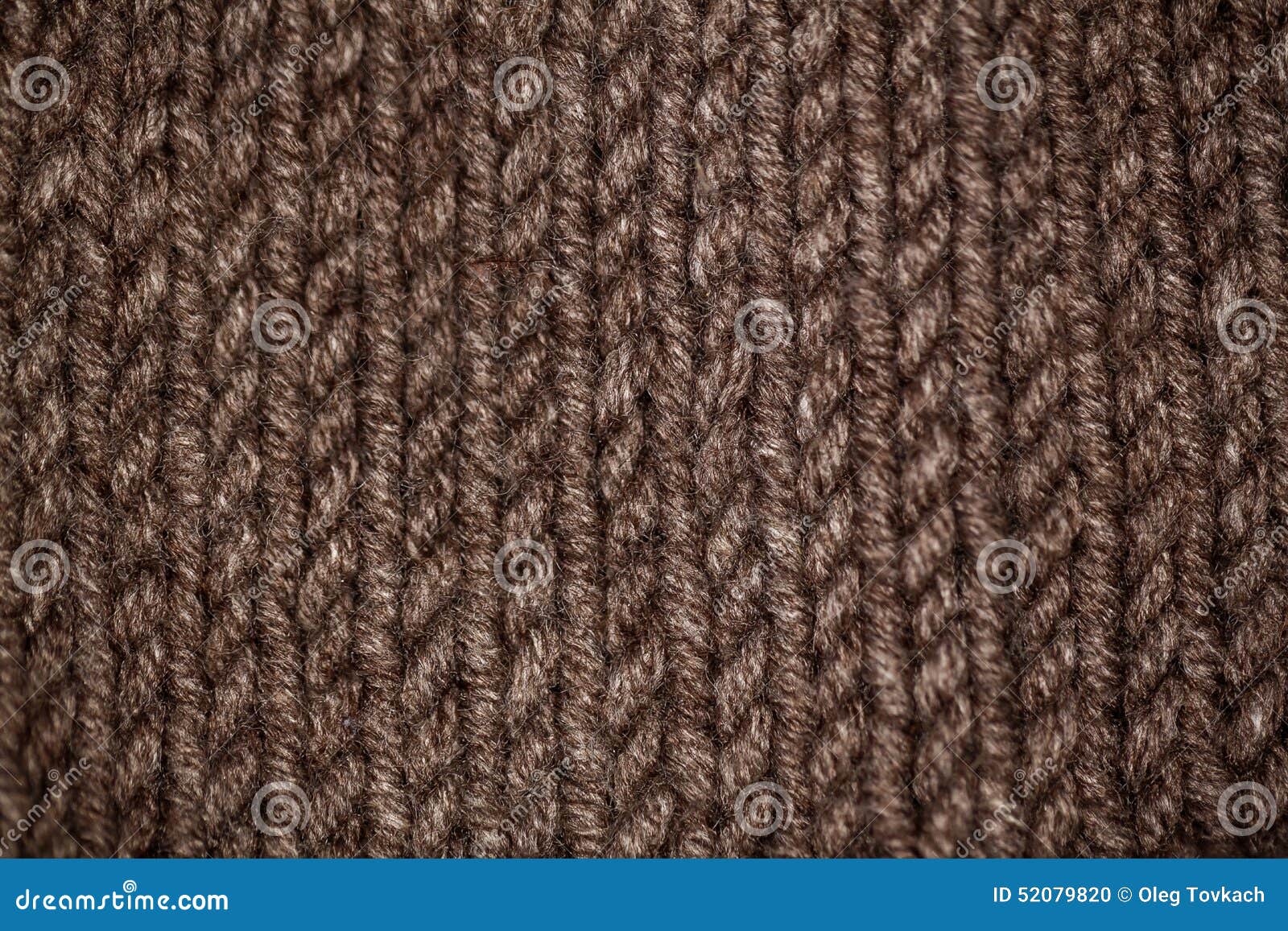 Knitting Pattern from Beige or Brown Woolen Warm Soft Yarn Stock Photo ...