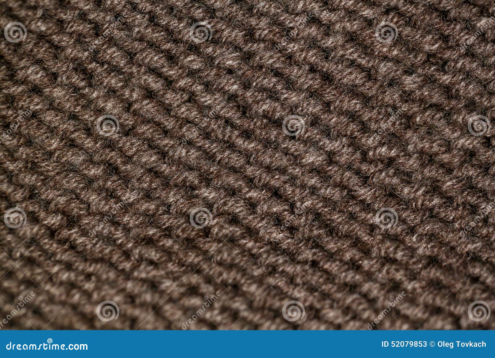 Knitting Pattern from Beige or Brown Woolen Warm Soft Yarn Stock Image ...