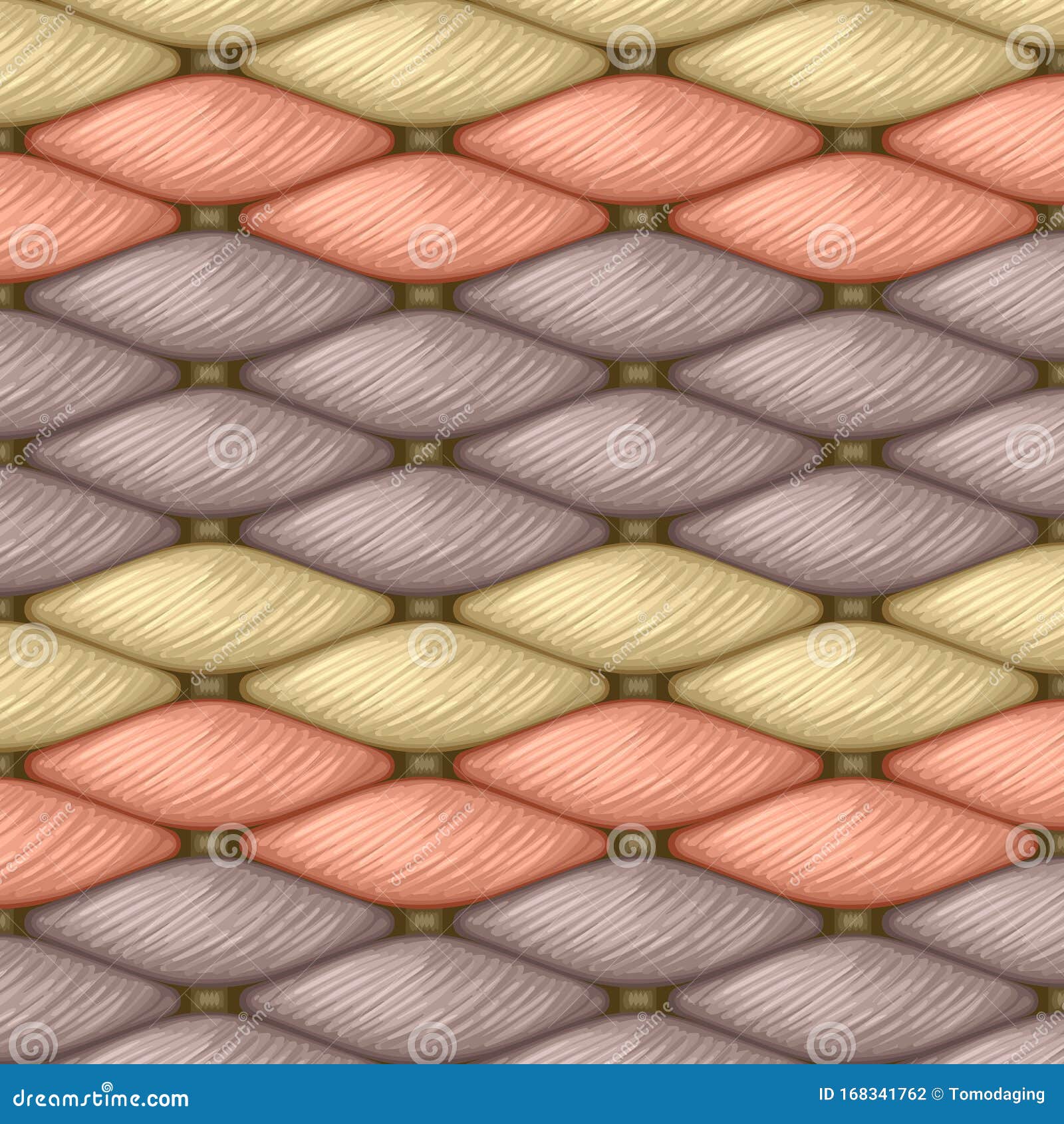 Knitting Pattern Design Vector Stock Vector - Illustration of thread ...