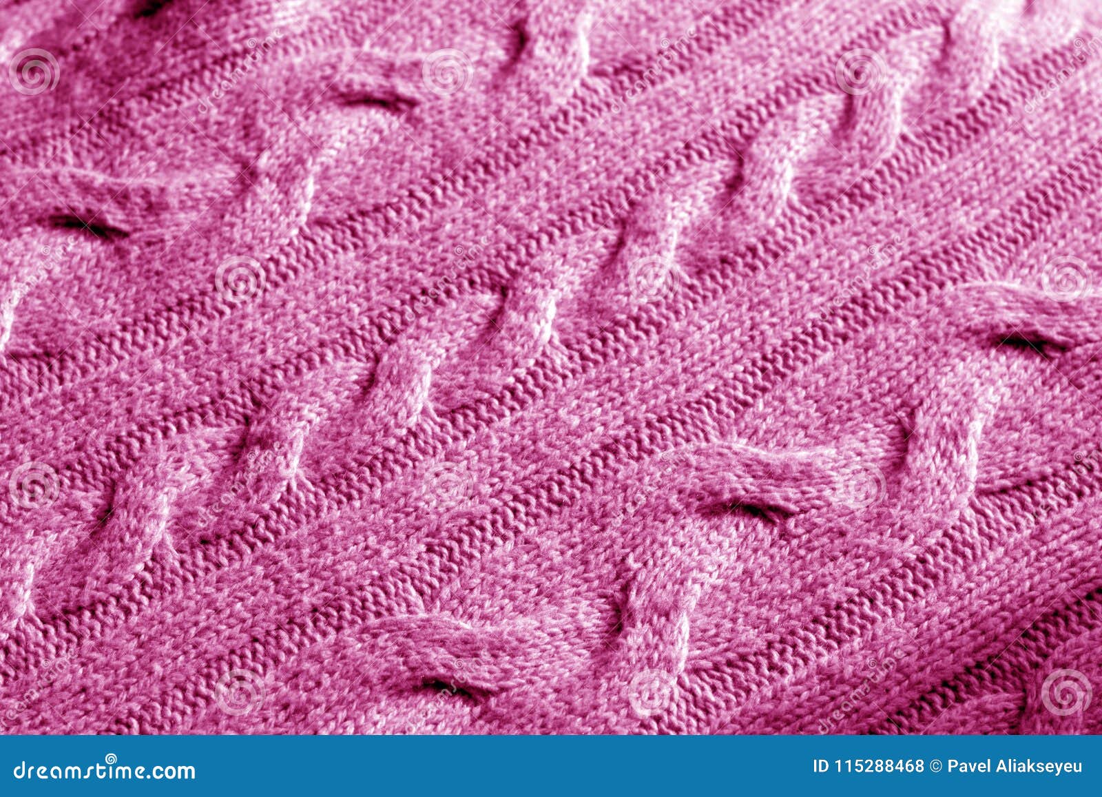 Knitting Pattern in Pink Tone. Stock Photo - Image of background ...