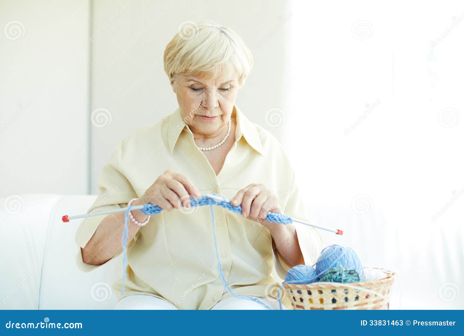 Knitting stock image. Image of home, lifestyle, female - 33831463