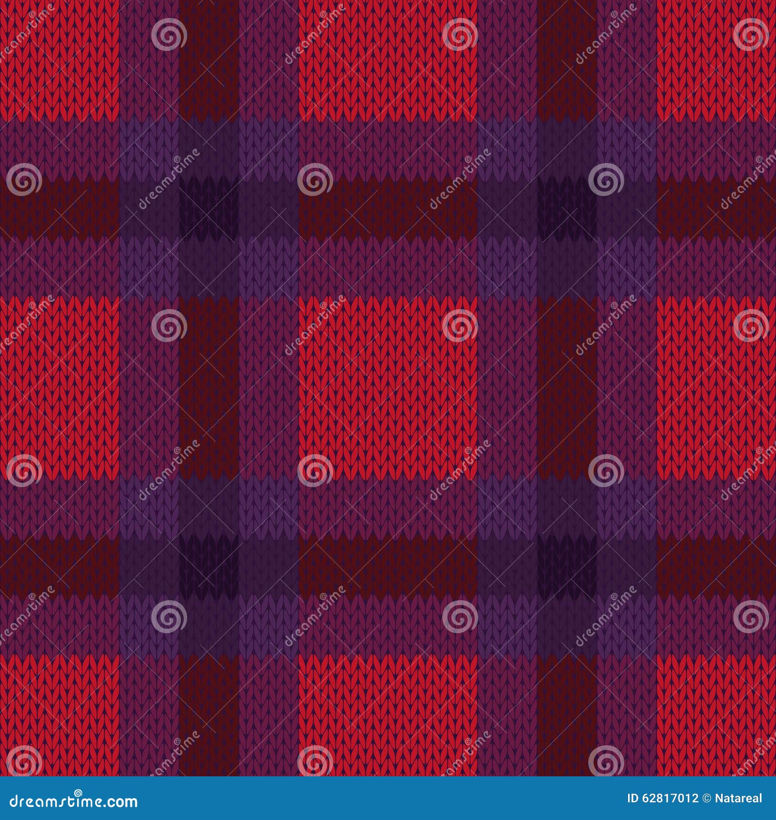 Knitting Seamless Checkered Texture Stock Vector - Illustration of ...