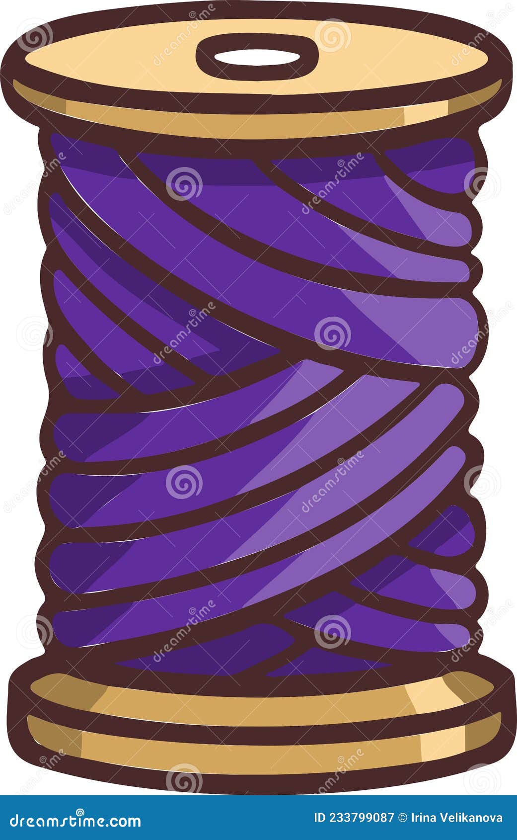 Knitting Sewing Symbols Thread Yarn Skein Needlework Icon Vector Stock ...