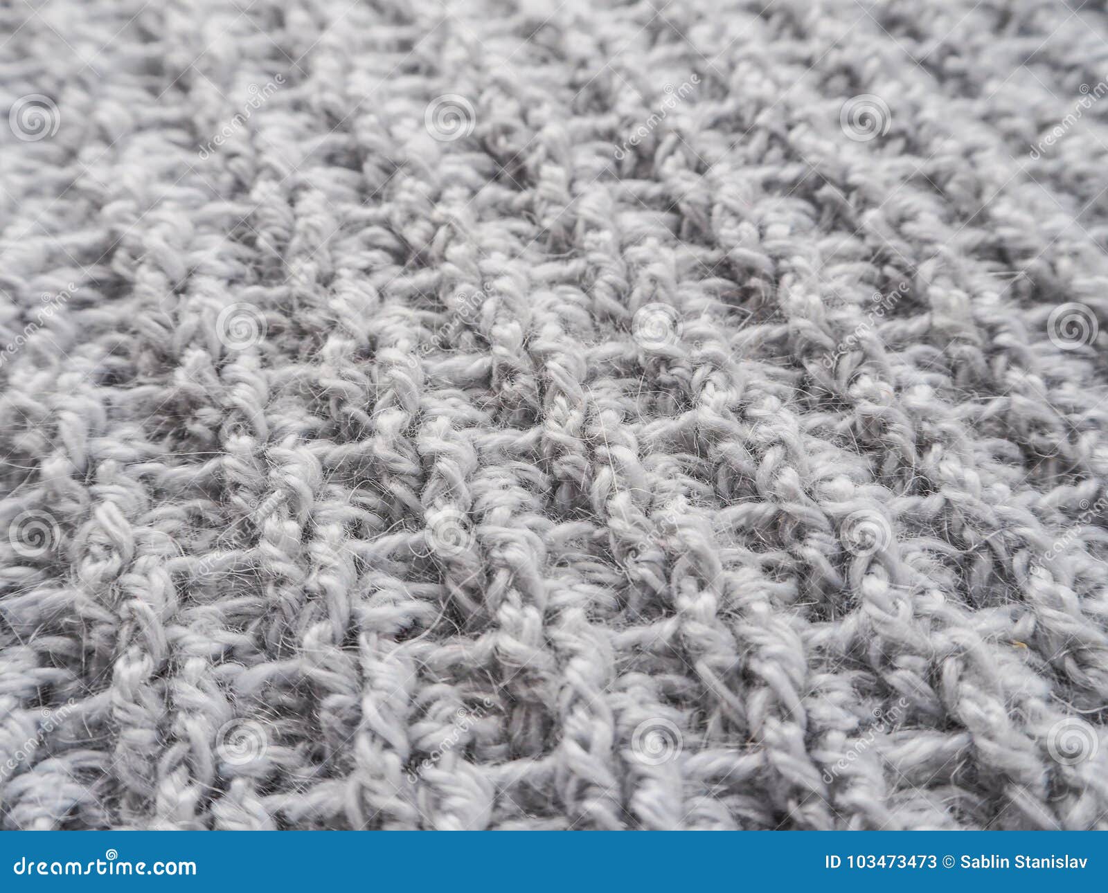 Knitting. Structure and Pattern of Fabric. Stock Image - Image of ...