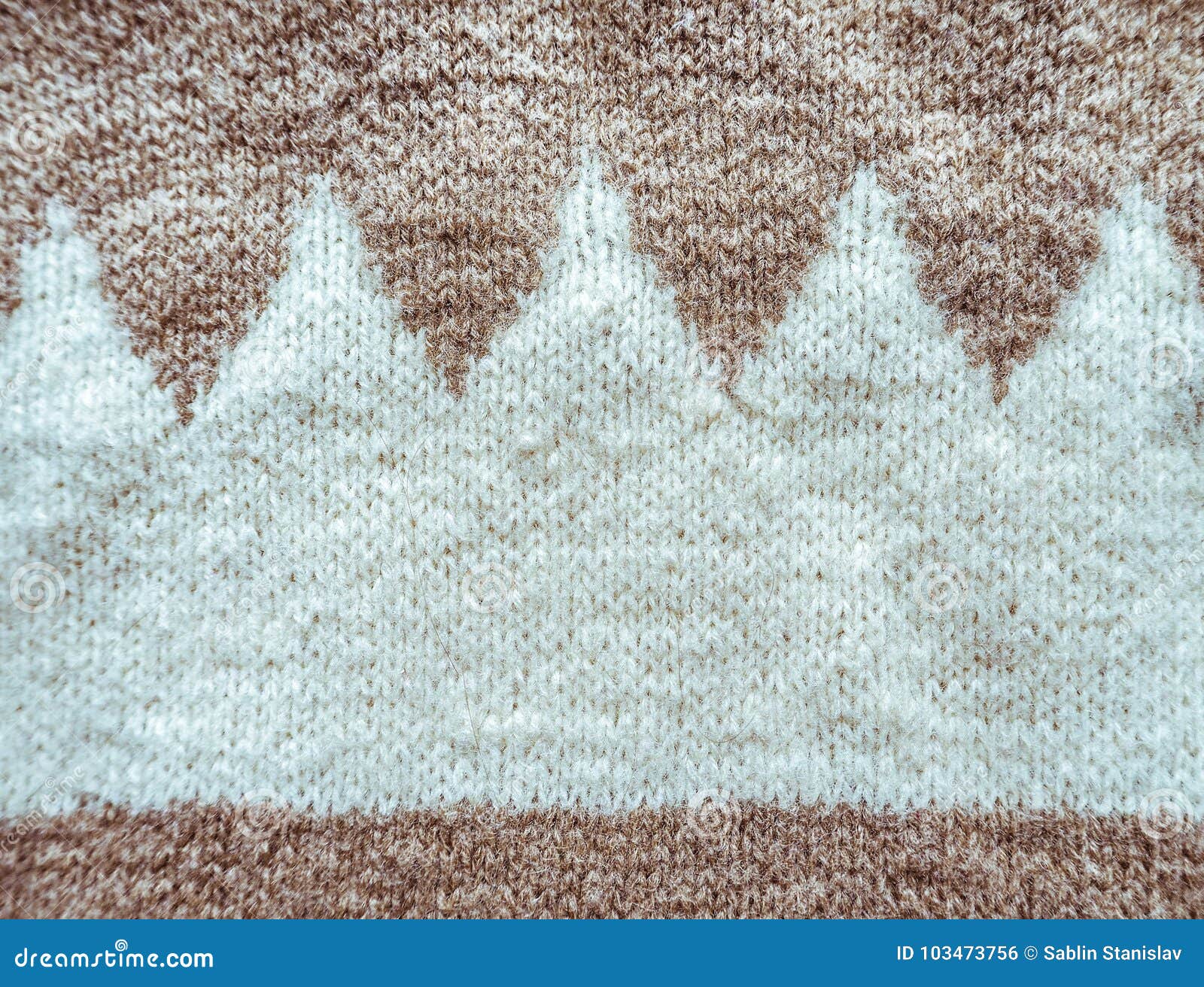 Knitting. Structure and Pattern of Fabric. Stock Photo - Image of ...