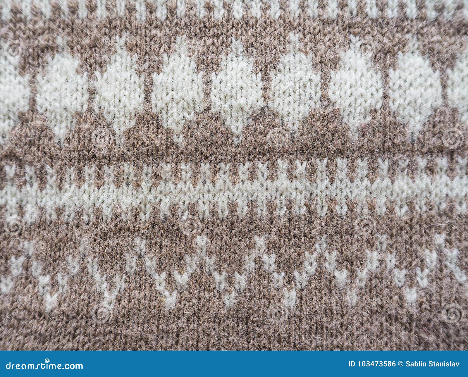 Knitting. Structure and Pattern of Fabric. Stock Photo - Image of knit ...