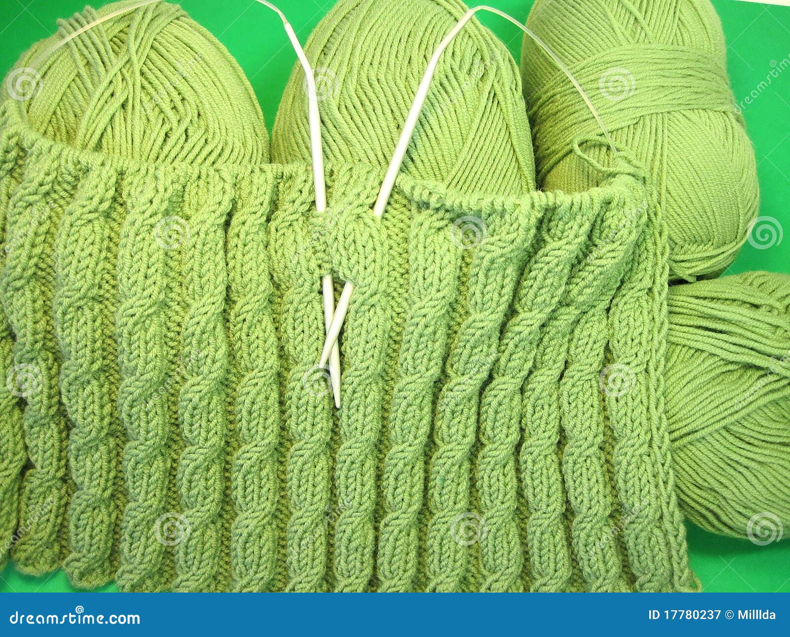 Knitting and thread stock image. Image of clothing, wool - 17780237