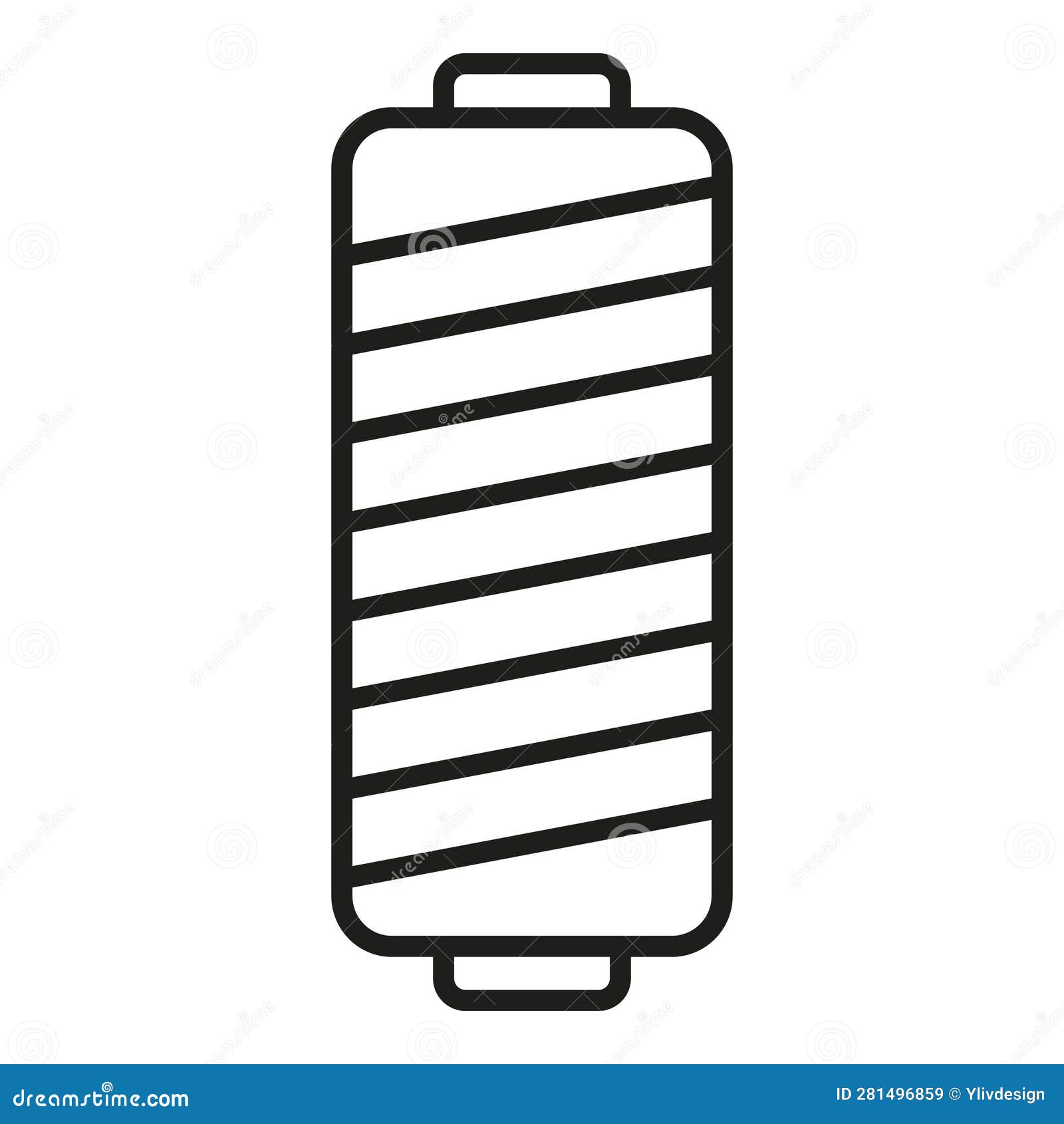 Knitting Thread Icon Outline Vector. Wool Knit Stock Vector ...