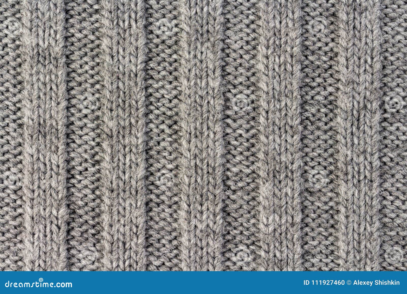 Knitting. Vertical Striped Gray Knit Fabric Texture, Knitted Pattern ...