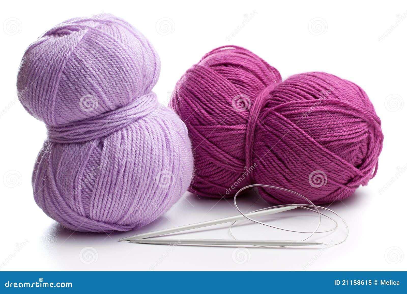 Knitting Yarn stock photo. Image of hobby, needlecraft - 21188618