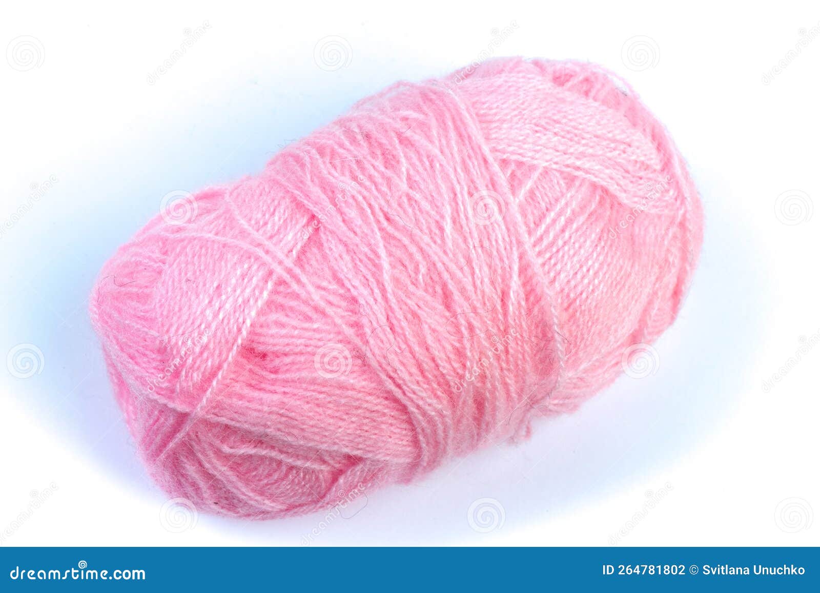 Knitting Yarn Isolated on a White Background Stock Photo - Image of ...