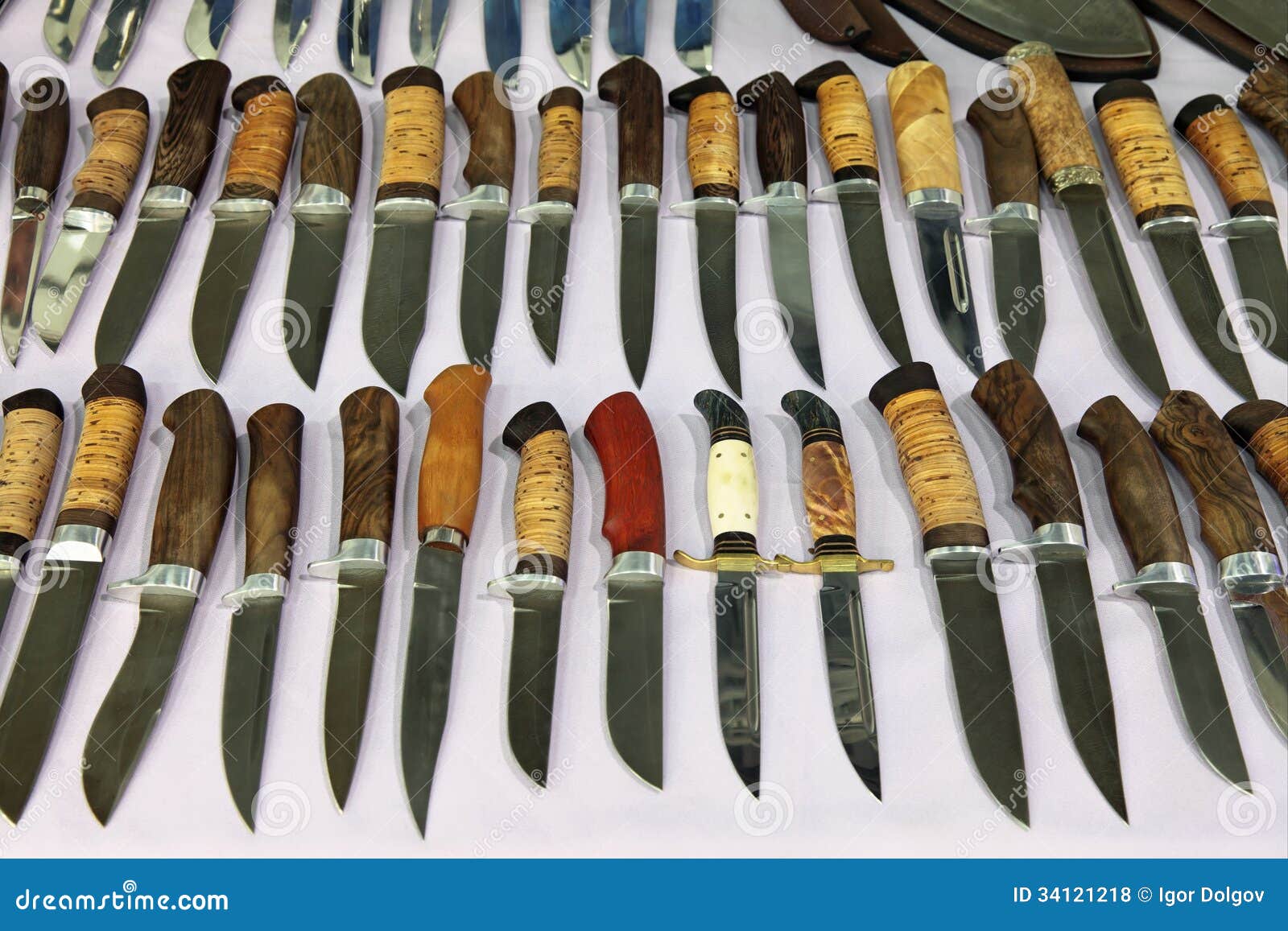 Knives stock photo. Image of blade, cutting, damask, sharp - 34121218