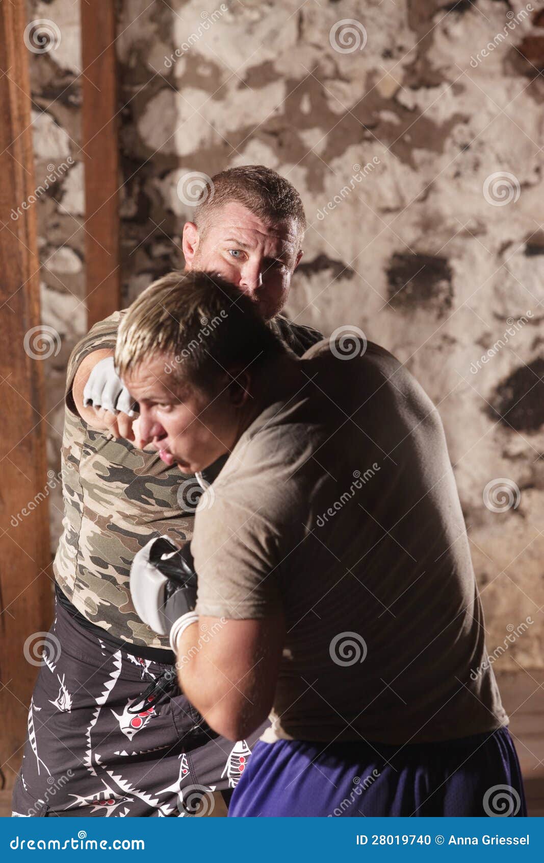 Knock Out Punch stock photo. Image of expression, pair - 28019740