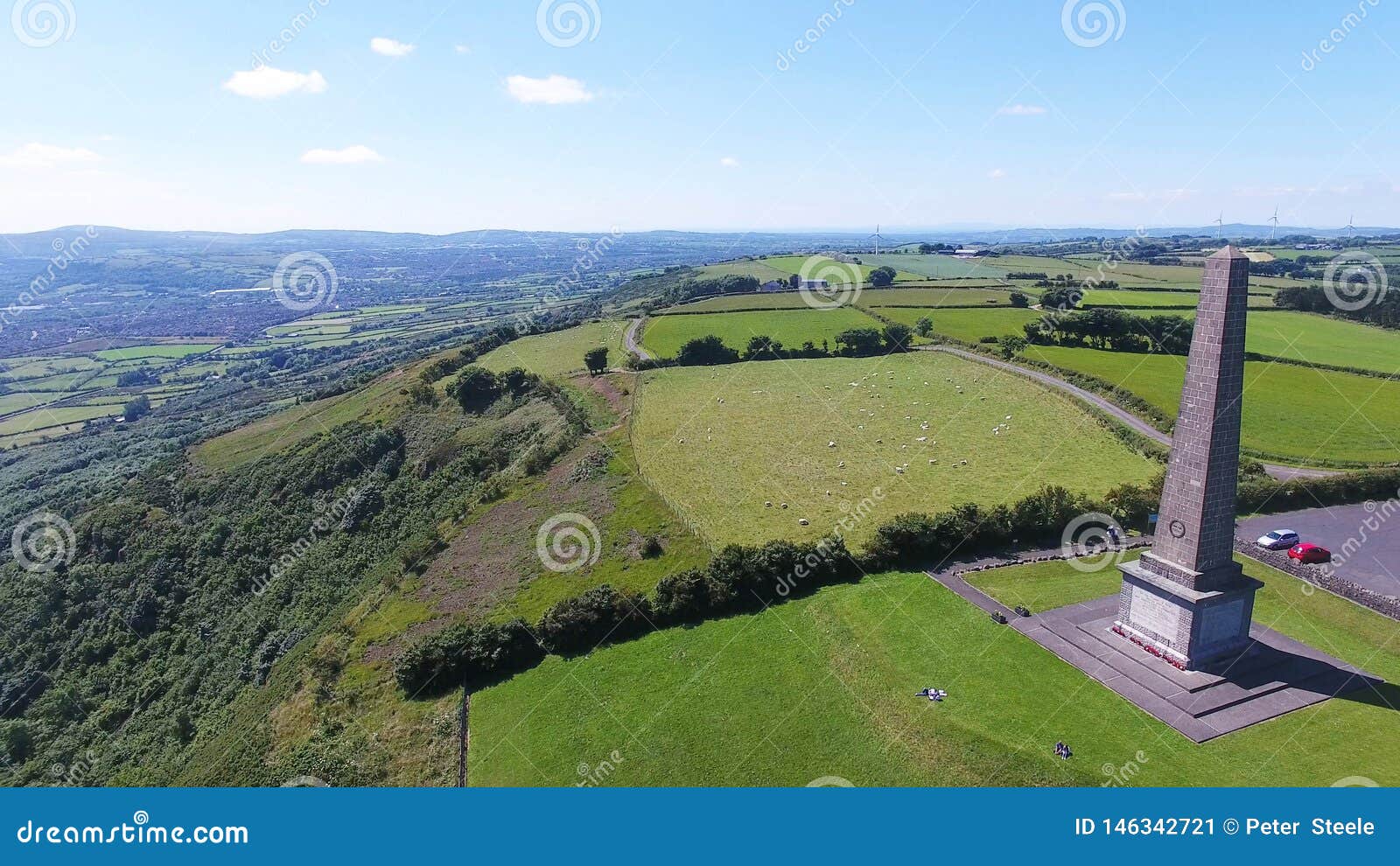 Knockagh Monument Co. Antrim N. Ireland 2017 Stock Image - Image of ...