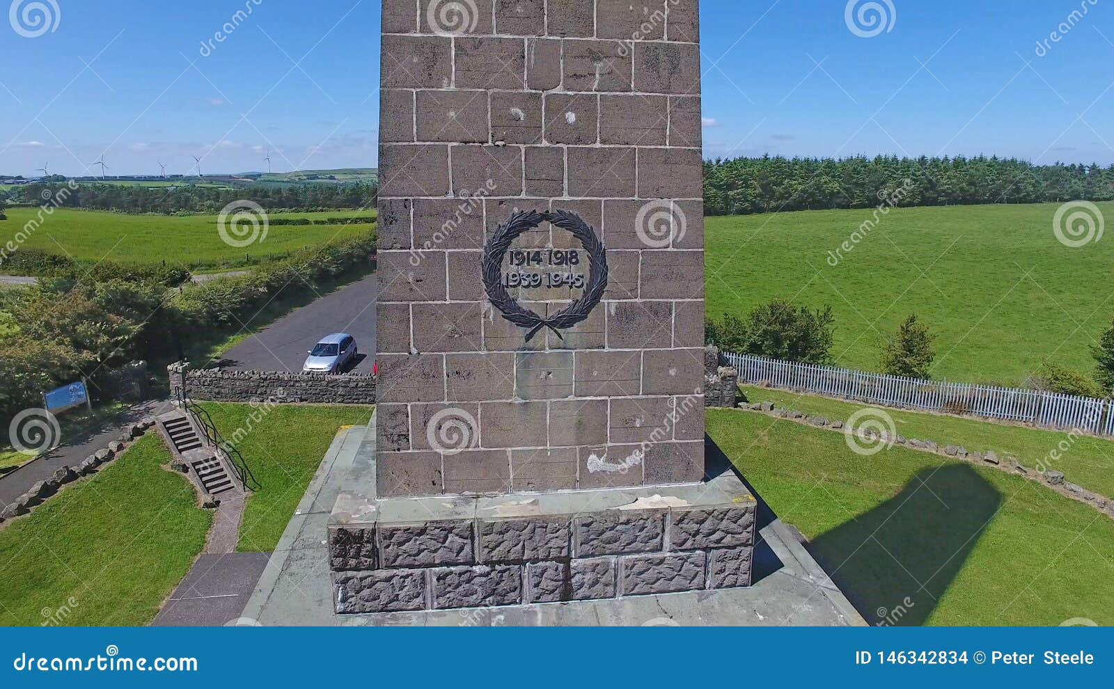 Knockagh War Memorial Northern Ireland Editorial Stock Image - Image of ...