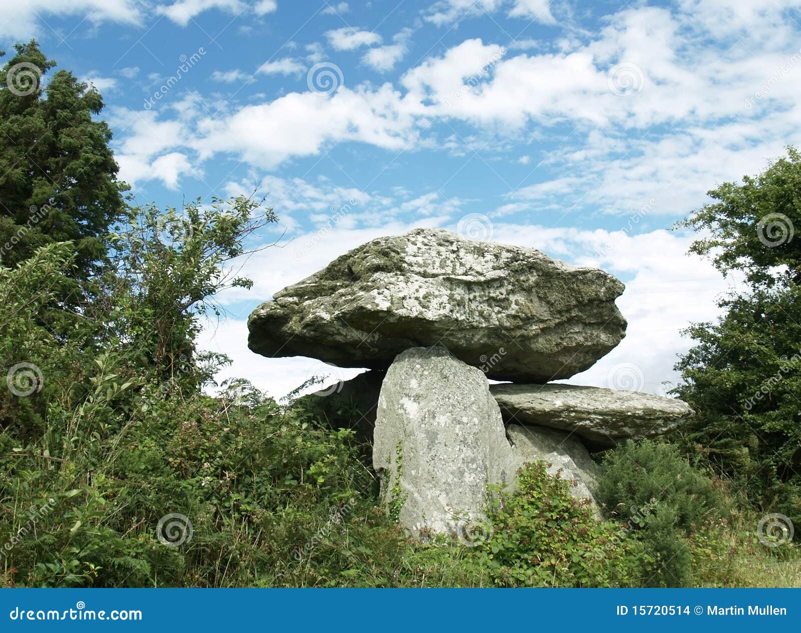 Knockeen dolmen stock photo. Image of megalith, building - 15720514