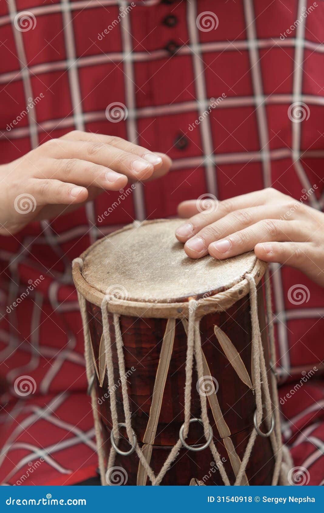 Knocking on the drum stock photo. Image of sound, young - 31540918