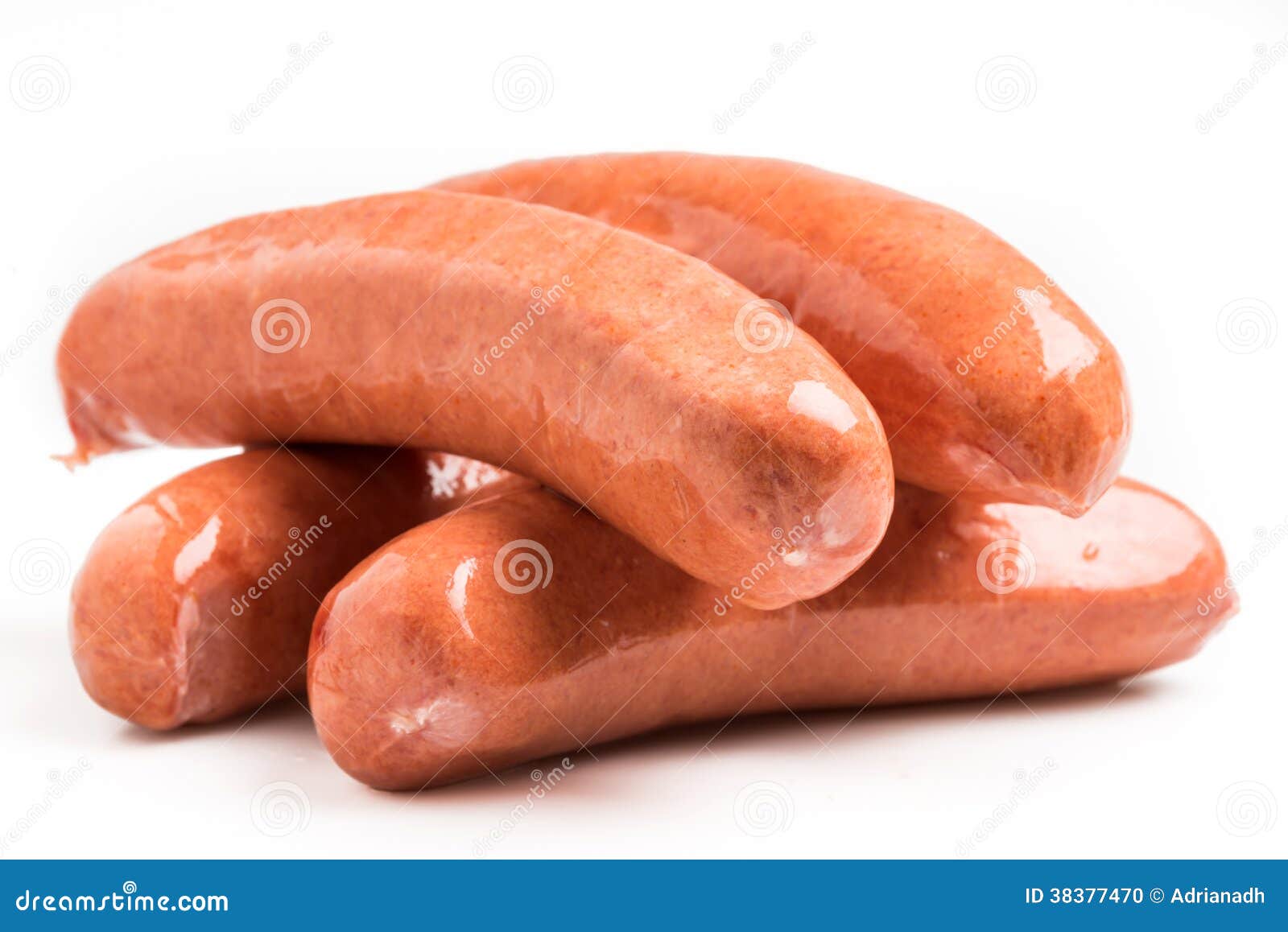 Knockwurst german sausages stock photo. Image of indoors - 38377470