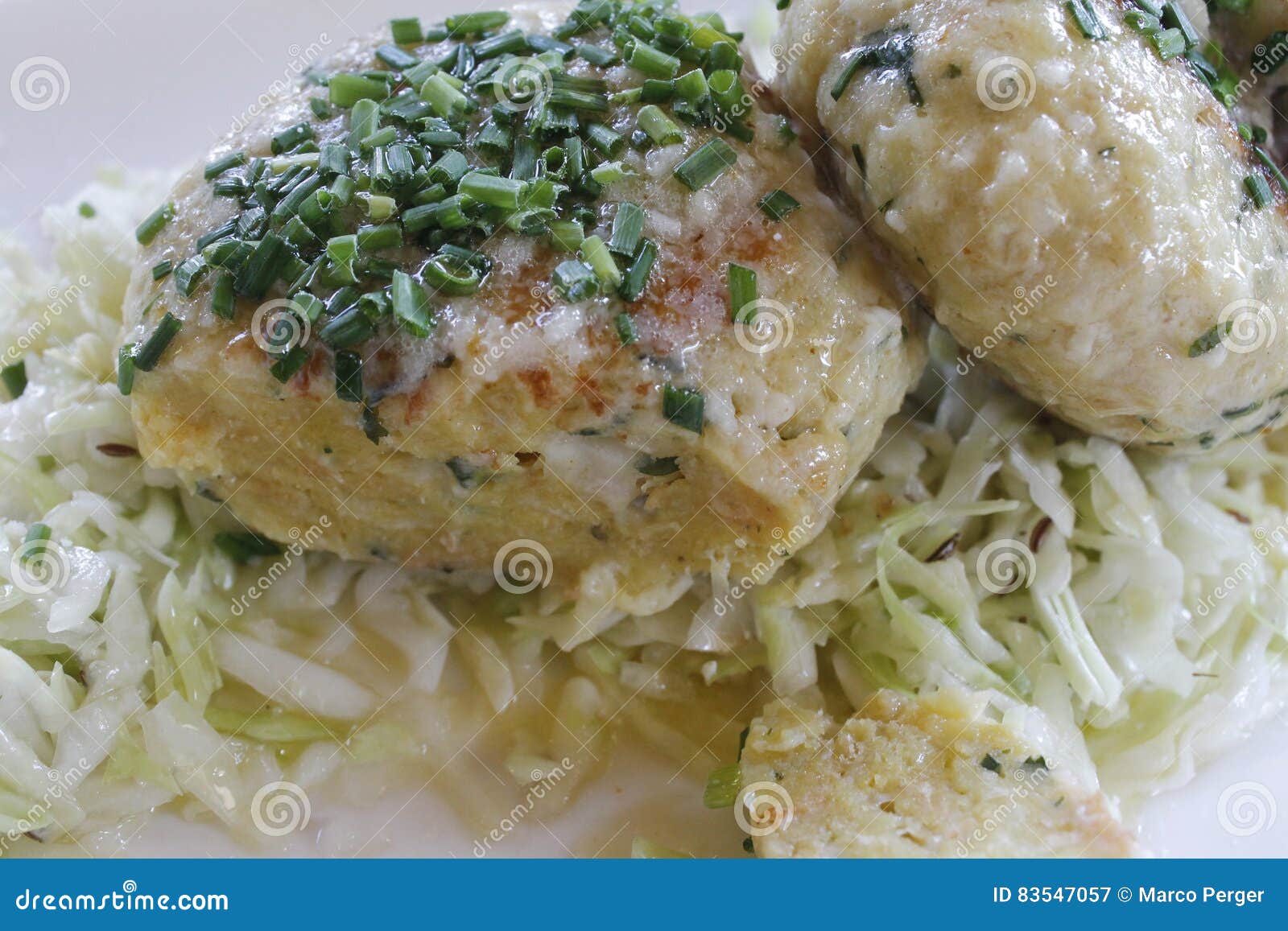 Knodel stock image. Image of bacon, homemade, bavarian - 83547057