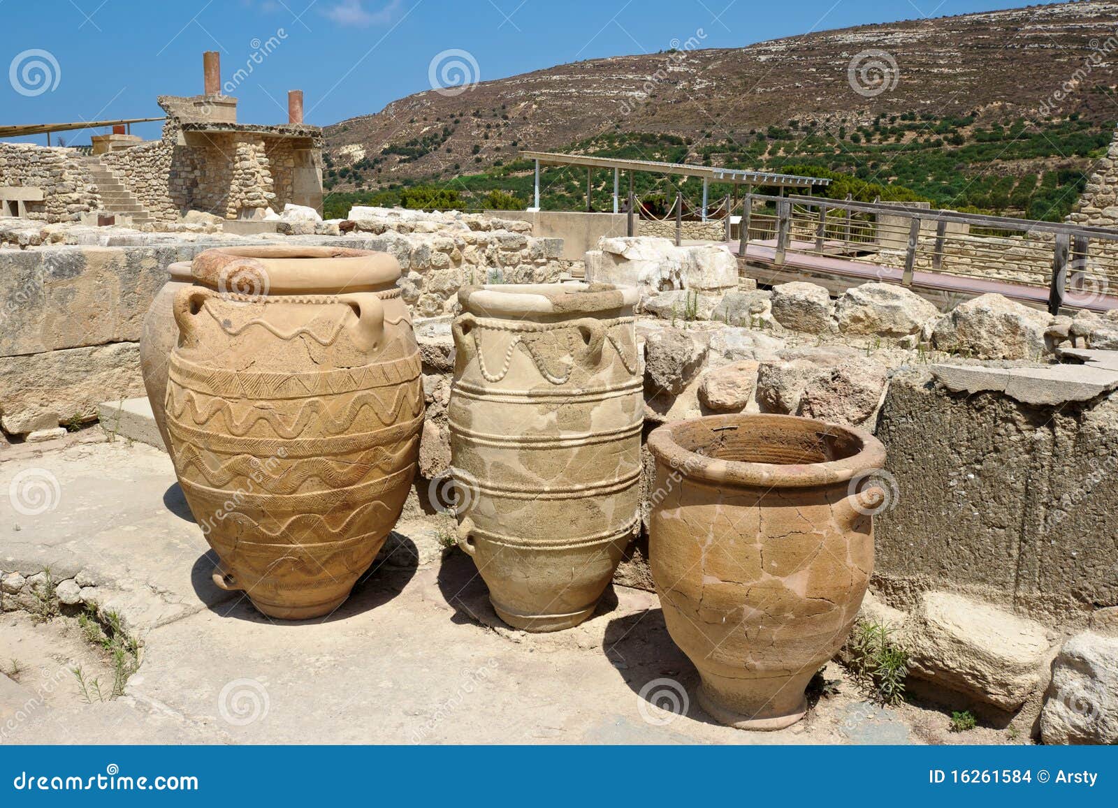 Knossos palace. Crete stock photo. Image of pottery, palace - 16261584