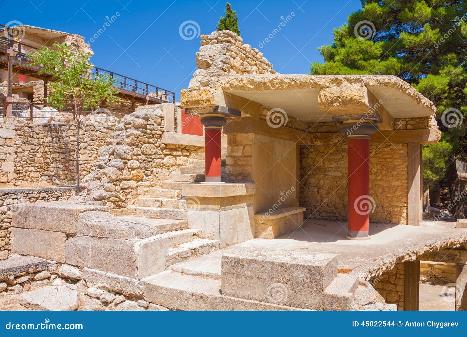 Knossos ruins stock photo. Image of myth, ancient, knossos - 45022544