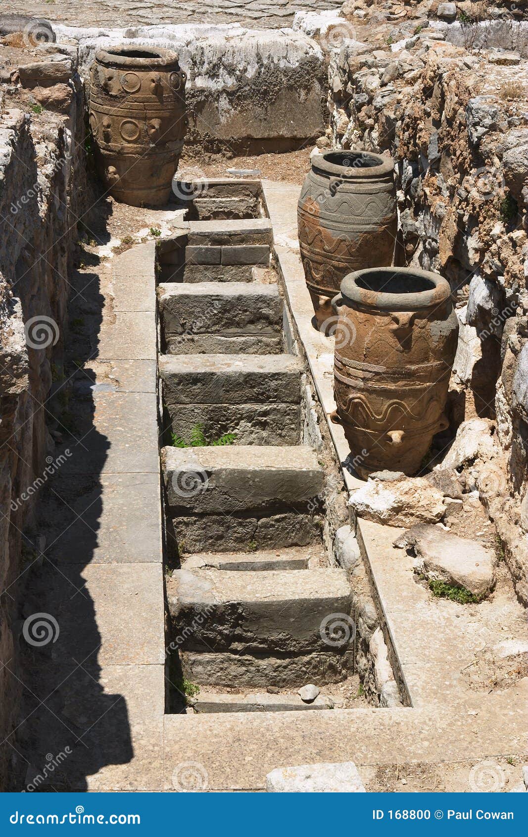 Knossos storage magazines stock photo. Image of wealth - 168800
