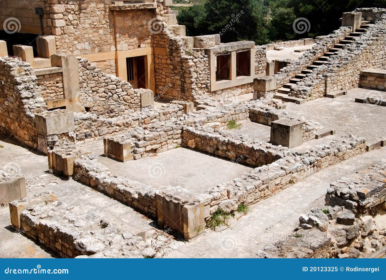 Knossus (Crete) stock image. Image of knossos, cretan - 20123325