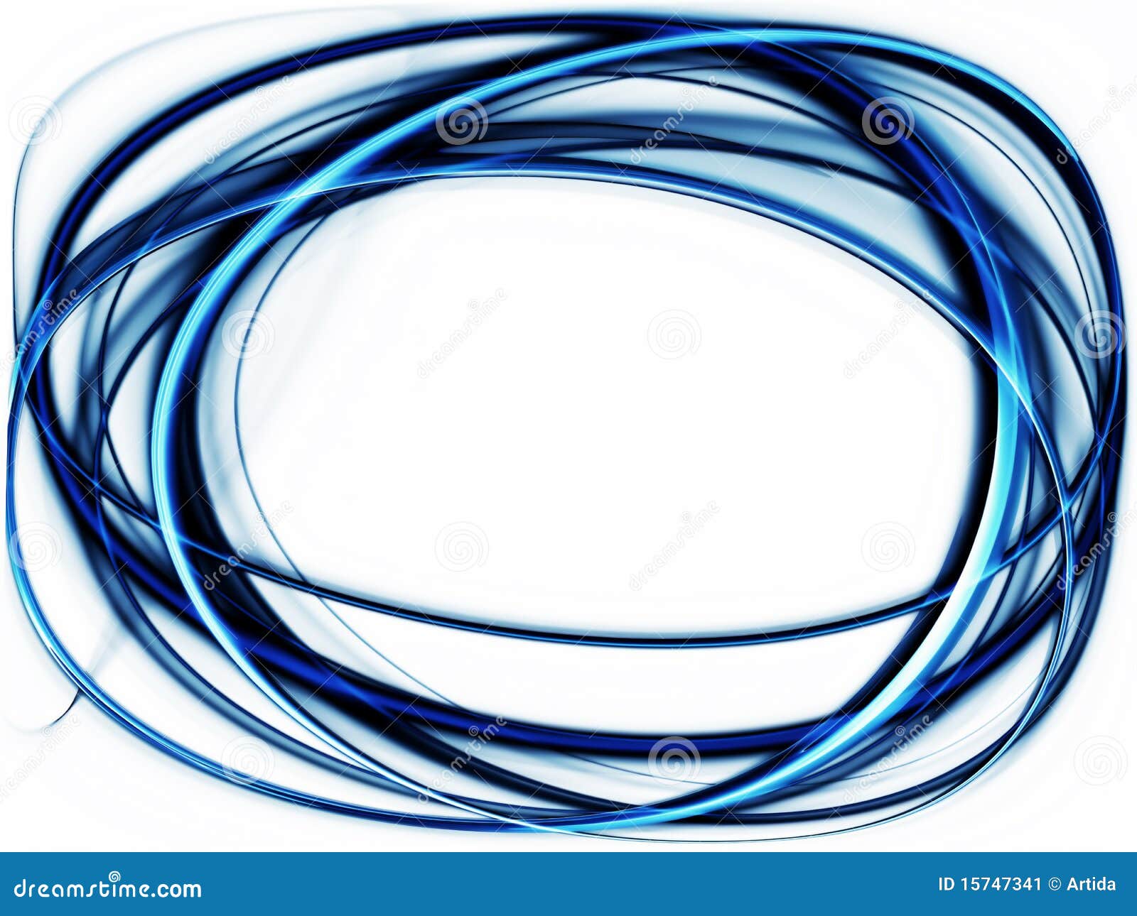 Knot, Blue Thread, Abstract Frame Stock Illustration - Illustration of ...