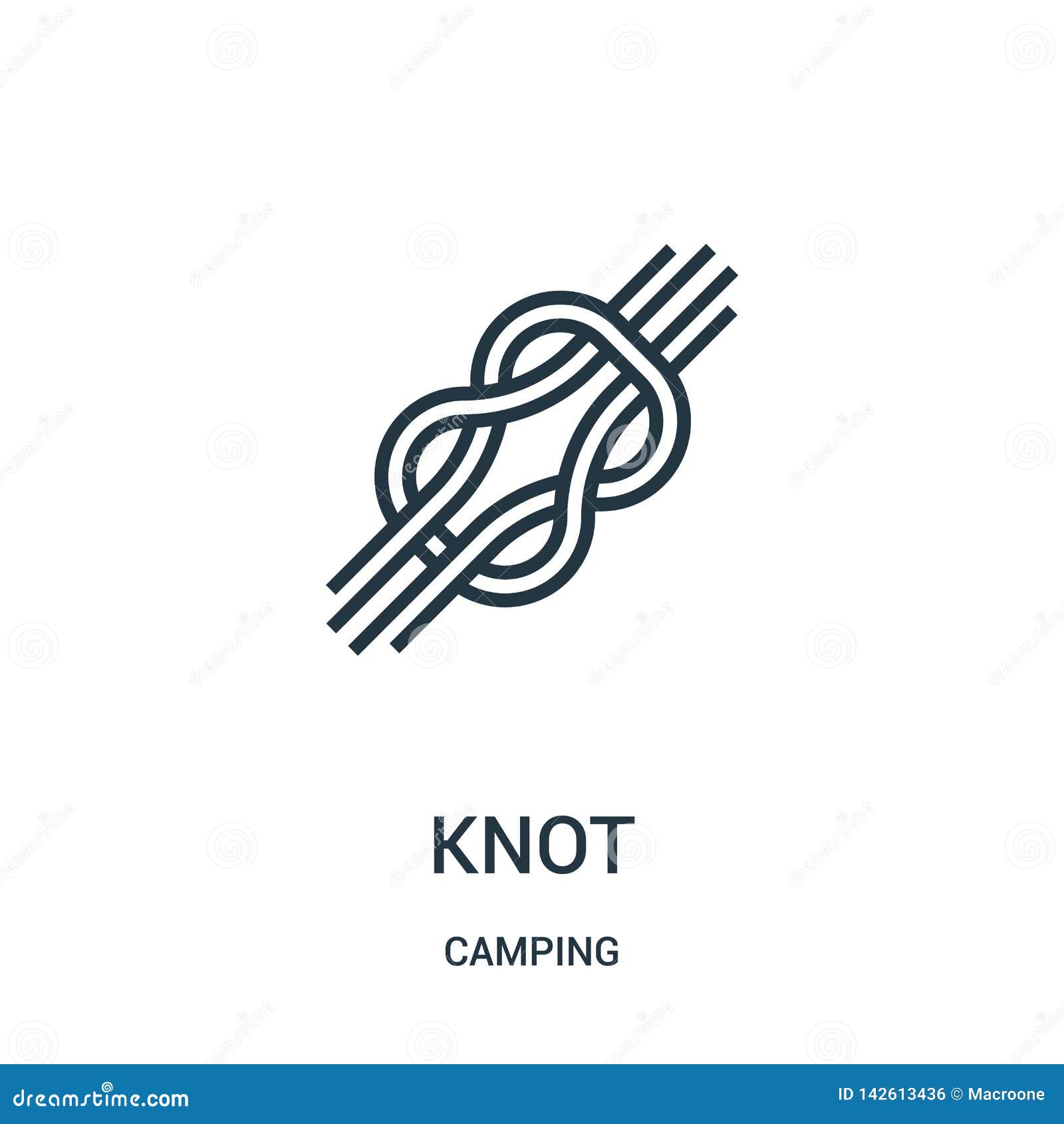 Knot Icon. Trendy Knot Logo Concept On White Background From Nau ...