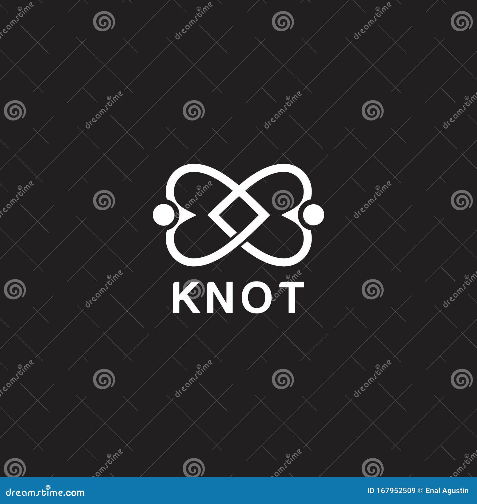 Knot Love Icon Logo Design Vector Template Stock Vector - Illustration ...