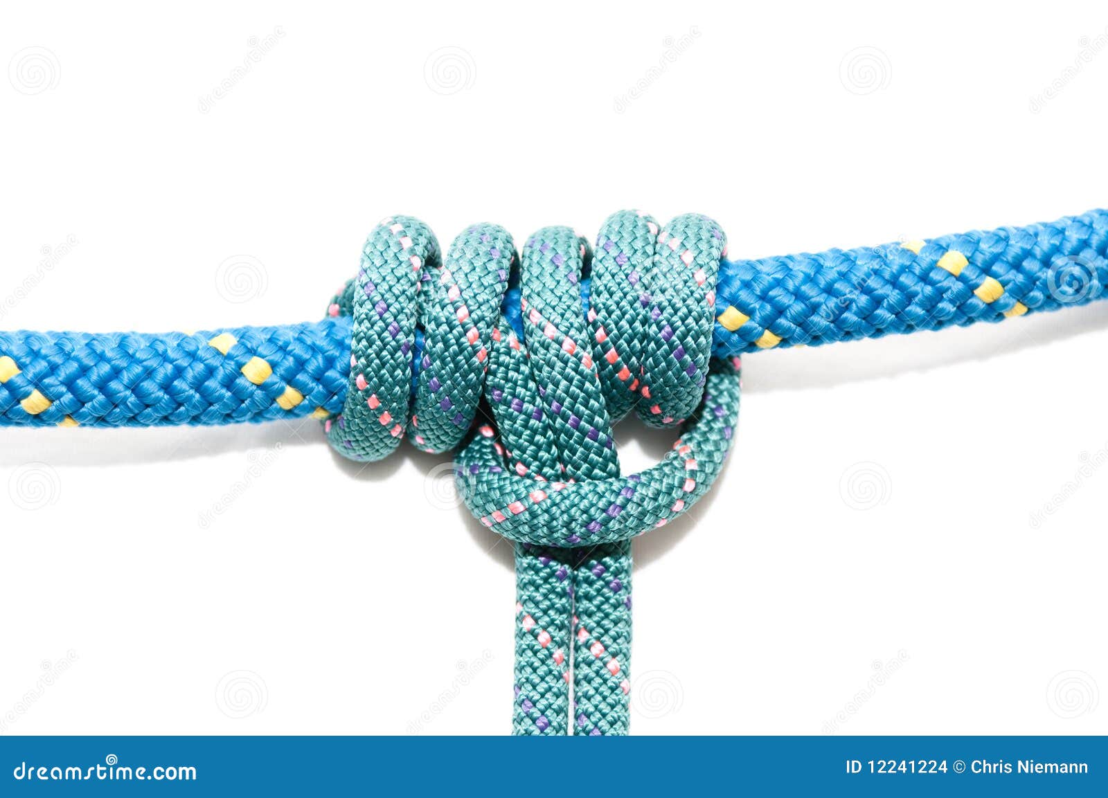 Knot on rope stock photo. Image of protection, fake, joint - 12241224