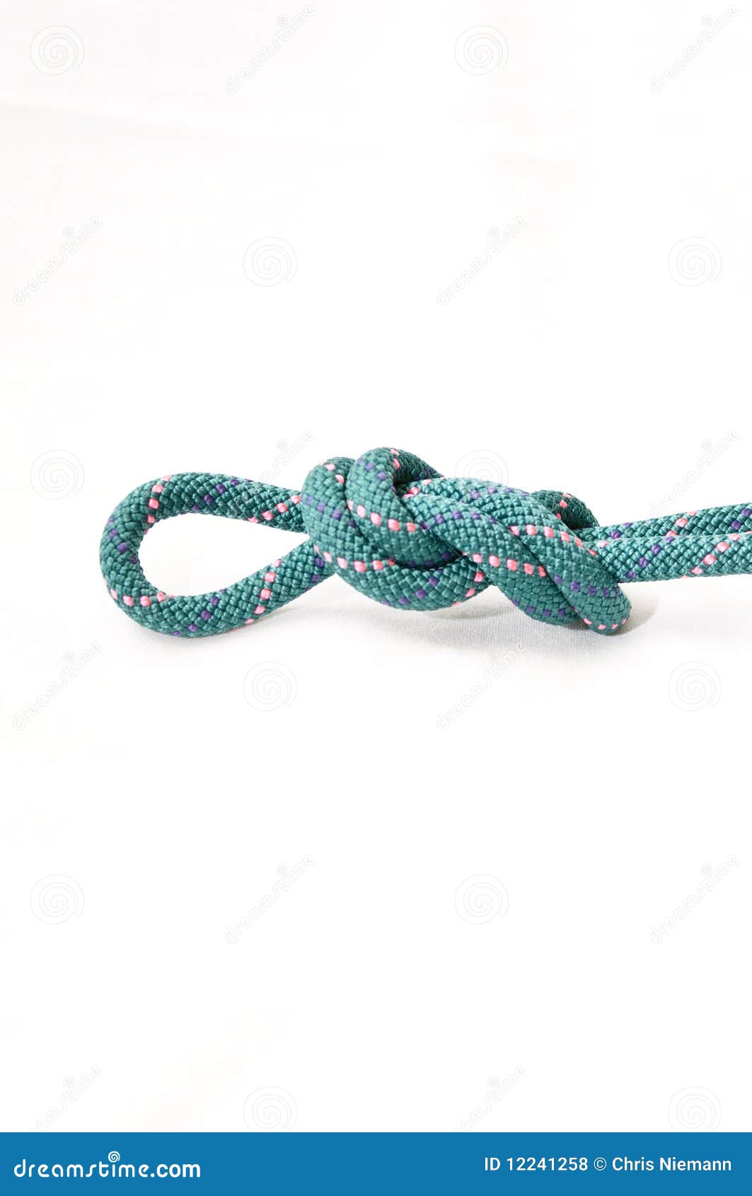 Knot on rope stock photo. Image of hold, climb, climbing - 12241258