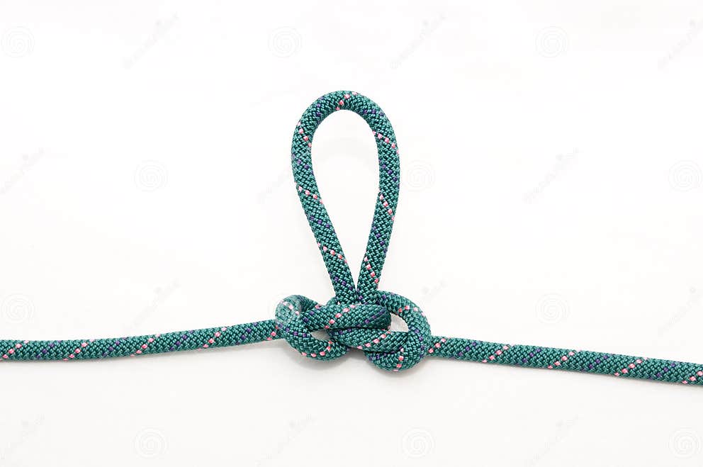 Knot on rope stock image. Image of knot, bonding, bond - 12241279