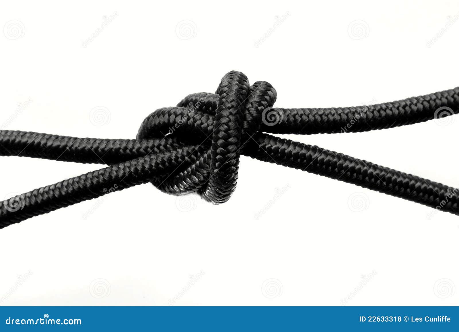 Knot in rope stock photo. Image of lashing, close, knot - 22633318