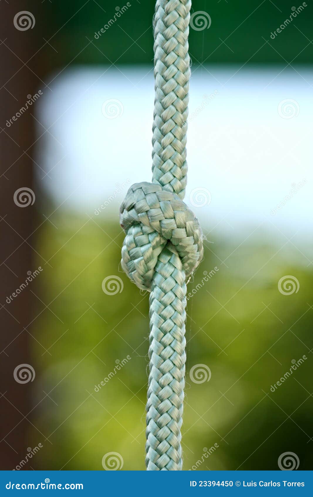 Knot on rope stock photo. Image of bind, cording, fastening - 23394450