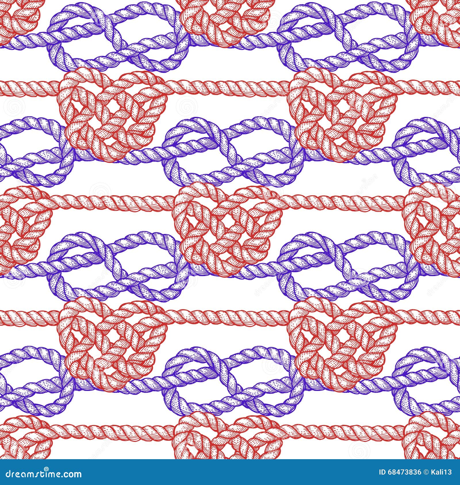 Knot in Shape of Heart in Engraving Style Stock Vector - Illustration ...