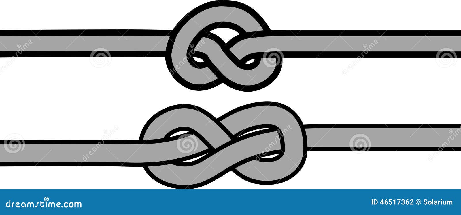Knot symbol stock vector. Illustration of drawing, fasten - 46517362