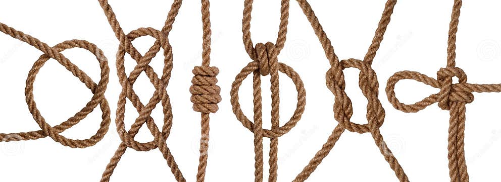 Knots collection stock image. Image of noose, gibbet - 16048829