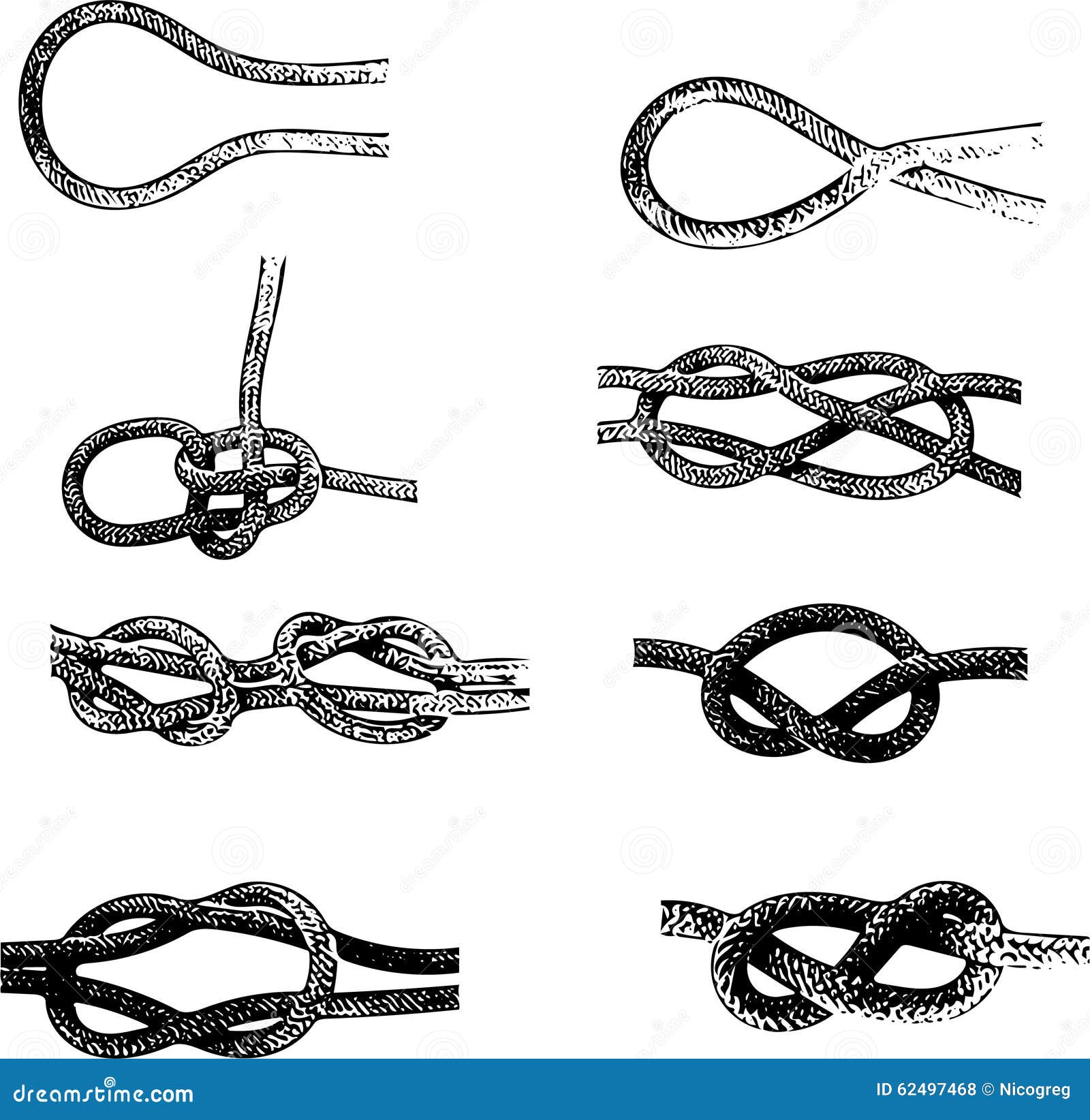 Knots stock illustration. Illustration of knots, safe - 62497468 Knots stock illustration. Illustration of knots, safe - 62497468