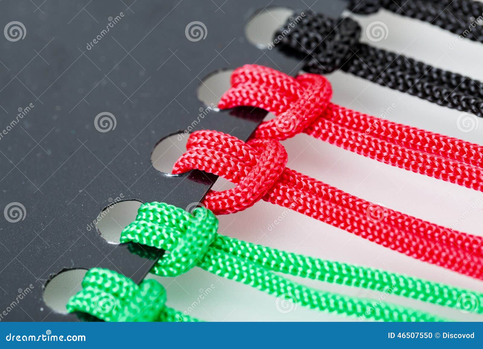 Knots on the Colorful Cords Stock Photo - Image of rope, line: 46507550